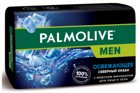 Palmolive men мыло северный океан освежающее 90 гр