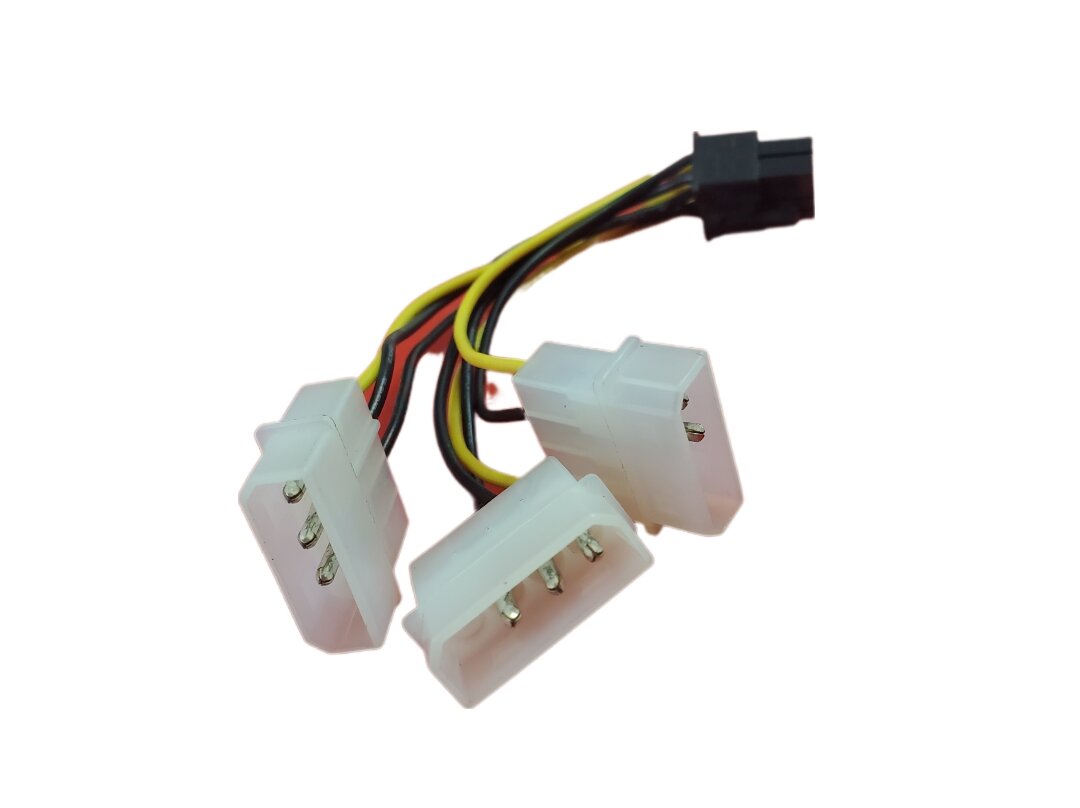 Кабель питания для видеокарты 3xMolex → 8-pin для видеокарты и прочего
