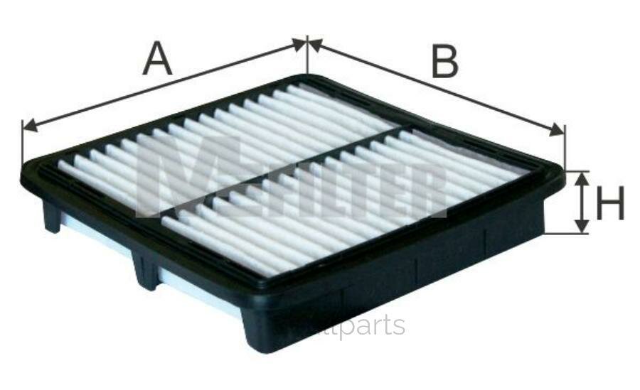 M-FILTER K474 фильтр воздушный !\ Daewoo Matiz 0.8/1.0 98>