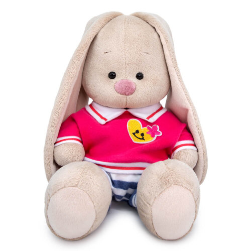 Мягкая игрушка Budi Basa SidS-444 Зайка Ми в толстовке поло малый 18 см