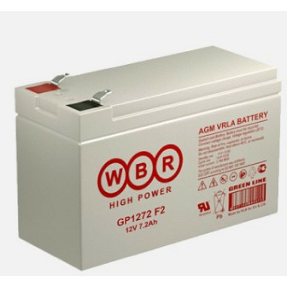 Батарея для ИБП WBR GP1272 12B, 7200мАч AGM