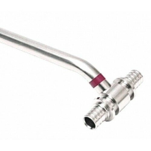 Трубка Т-образная 25-15-25, Rehau RAUTITAN, надв. гильза-труба, сталь нержавеющая, L250