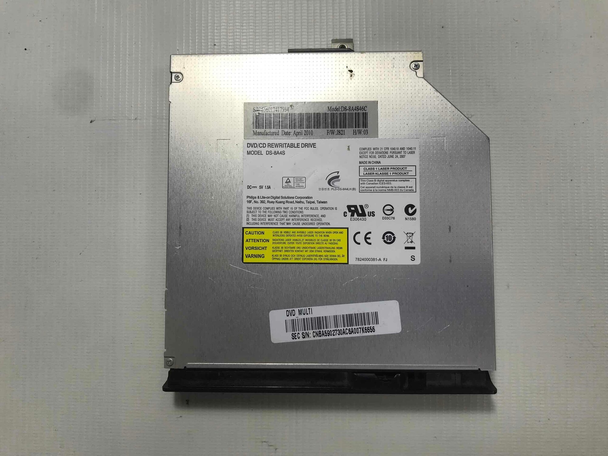 Привод DVD+RW DS-8A4S