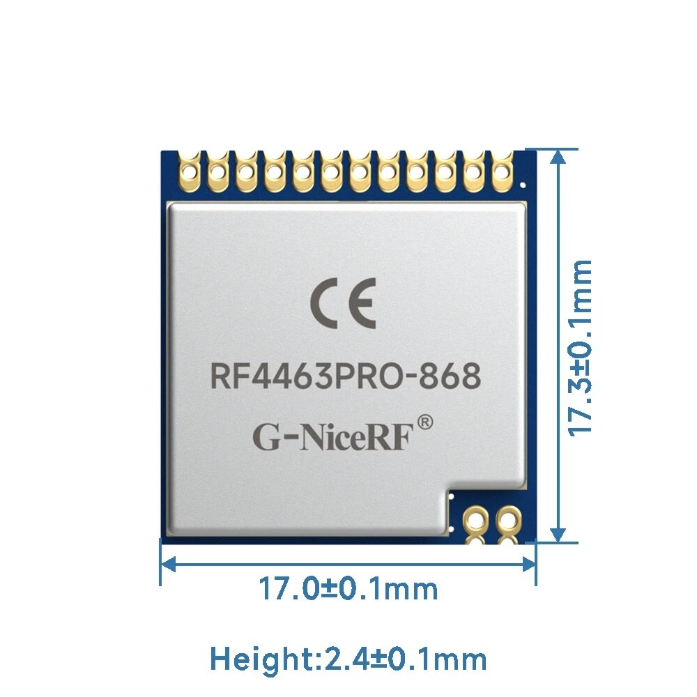 Радиомодуль G-NiceRF RF4463PRO, 915MHz