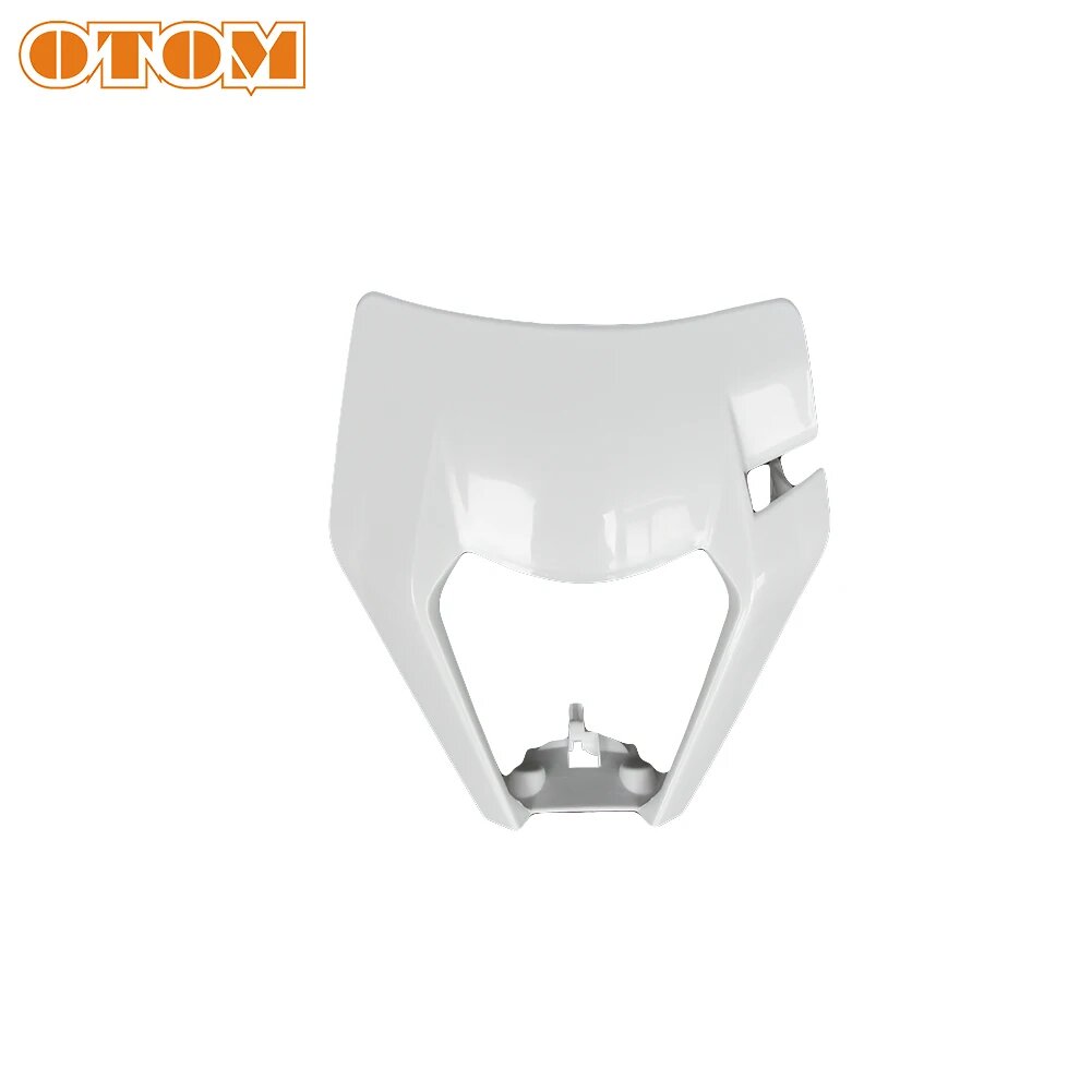 OTOM Enduro, мотоциклетная маска, фара для KTM EXC EXCF XCW XCF 125 250 450 2017-2023, пластиковый комплект для мотокросса, крышка для головной лампы Белый, White-Standard