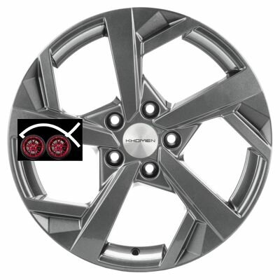 Колесный диск Khomen Wheels KHW1712 (CX-5/i40/X-Trail) 7x17 5x114.3 ET45 D67.1 серый