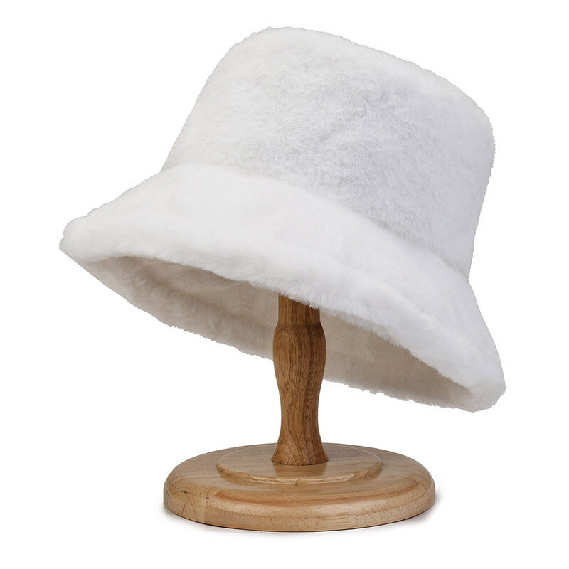 Мягкая и жесткая текстурка JYL Панама женская осень-зима для улицы теплоизоляционная меховая ткань / 318