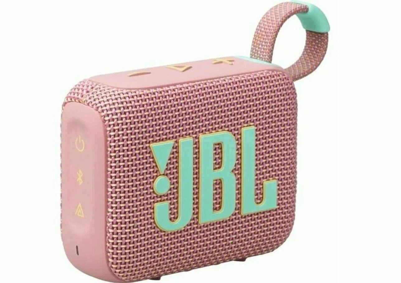 Портативная колонка JBL GO 4, IP67, 4.2 Вт, Bluetooth 5.3, розовый