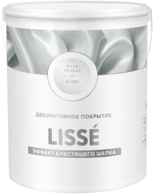 Декоративная Штукатурка Vincent Decor Lisse 2.5л с Эффектом Блестящего Шелка / Винсент Декор Лиссе.