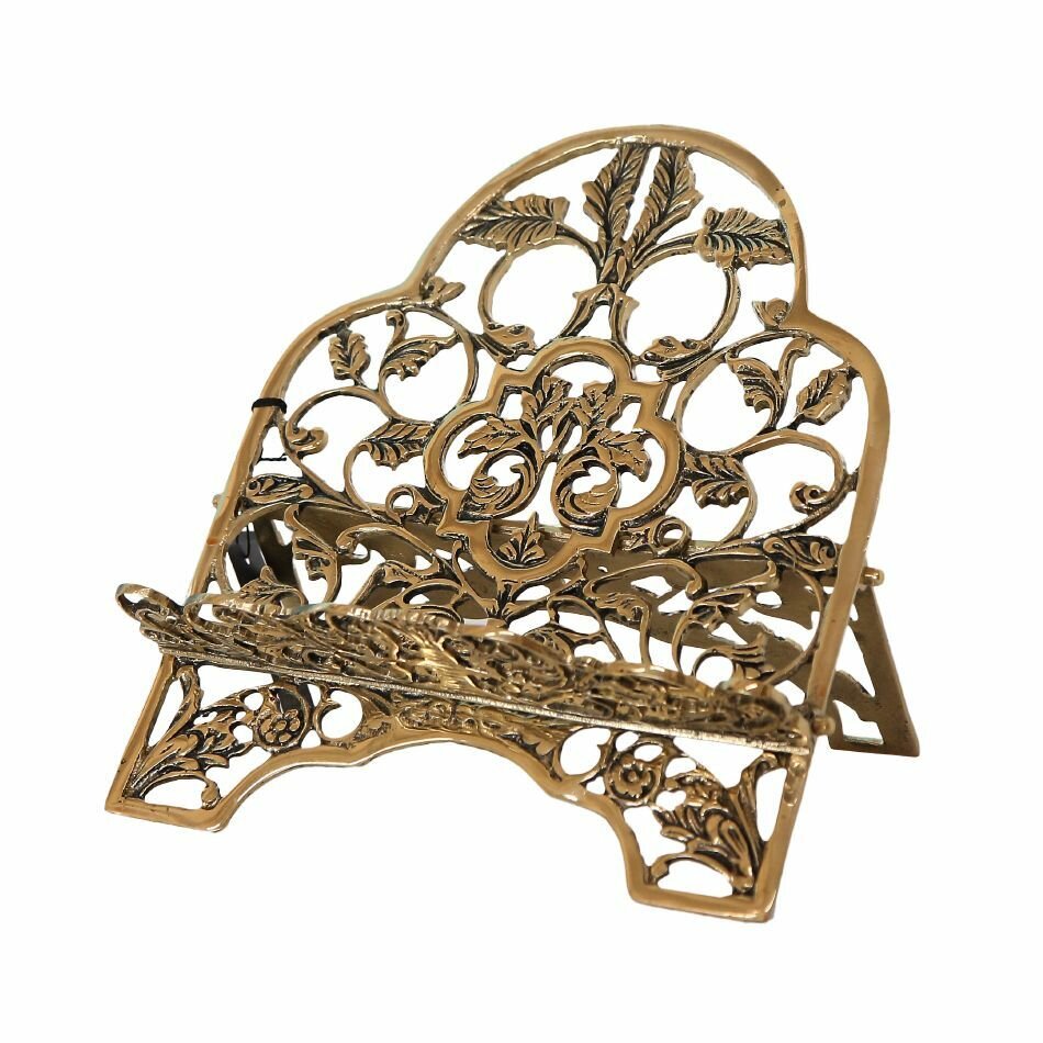 Подставка для книг бронзовая Элегия