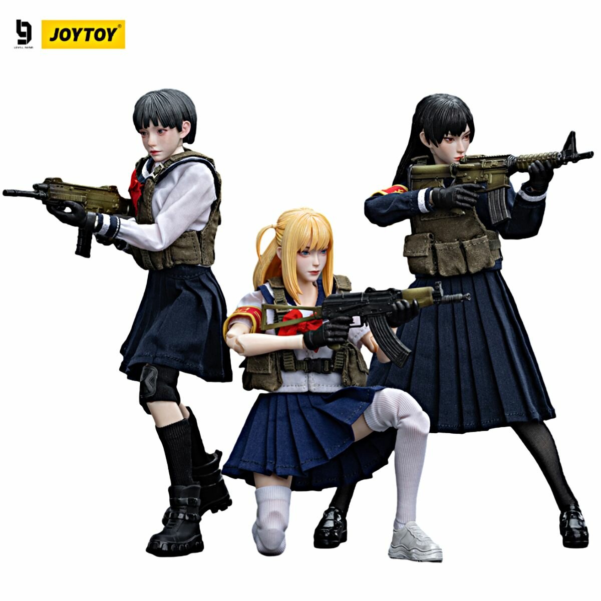 JOYTOY Боевой молот 40000 1/12 LEVEL9 FRONTLINE CHAOS XENA DORA AMY Коллекция Кукольных Игрушек 4 шт. Коллекционные модели подарков