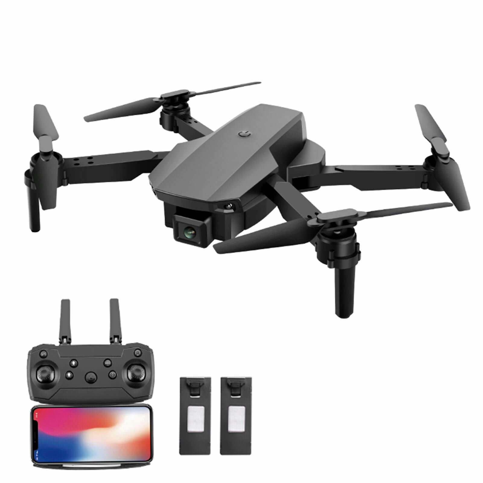 Складной мини-дрон с камерой 4K Крытый RC Quadcopter APP Control Безголовый режим