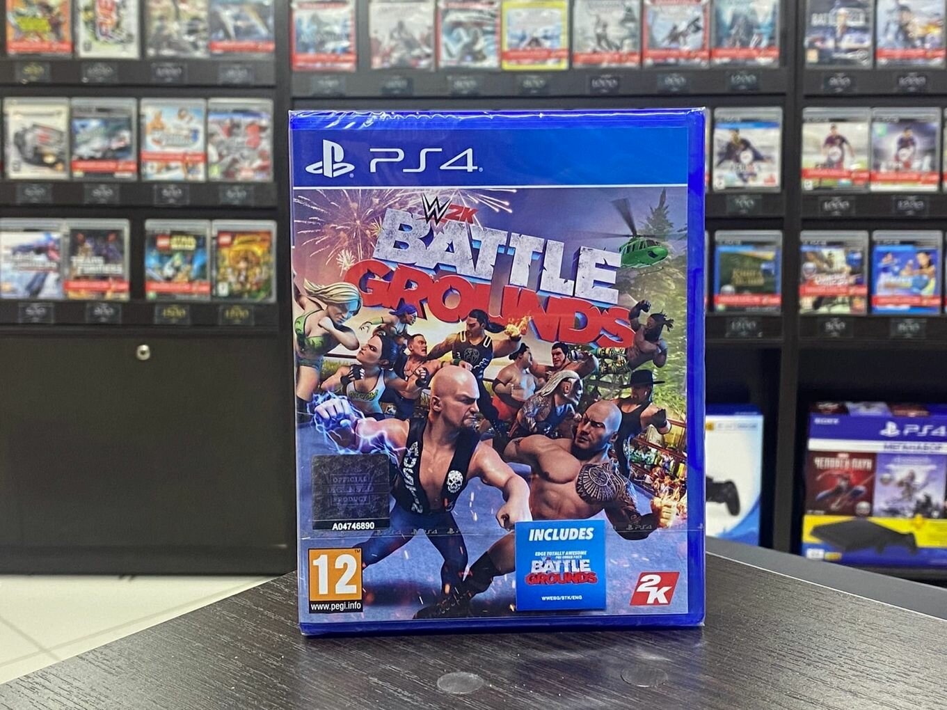 Игра WWE 2K Battlegrounds PS4 (Open Box)