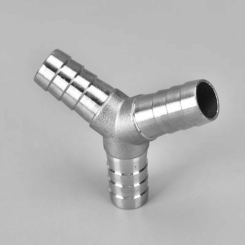 Тройник для шланга из нержавеющей стали 8mm, Y-Type