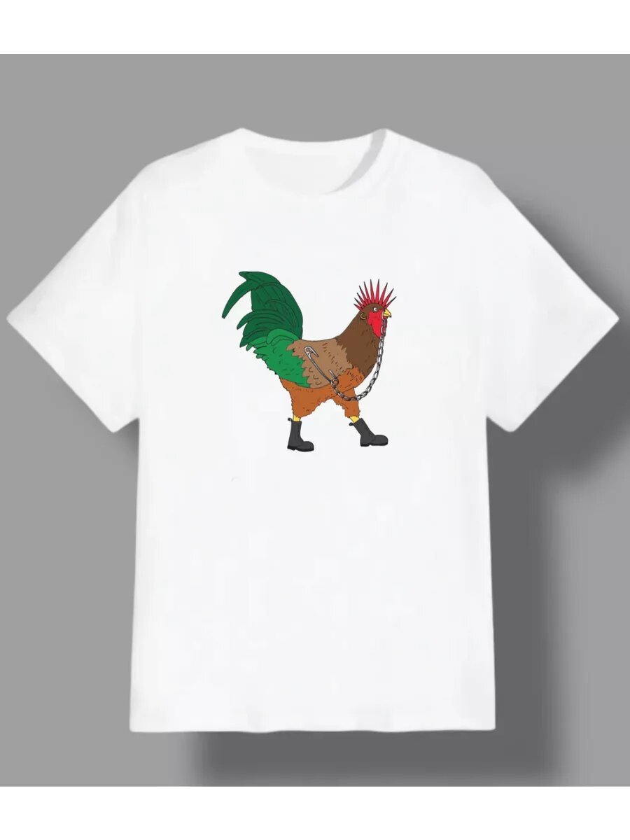 Футболка петух