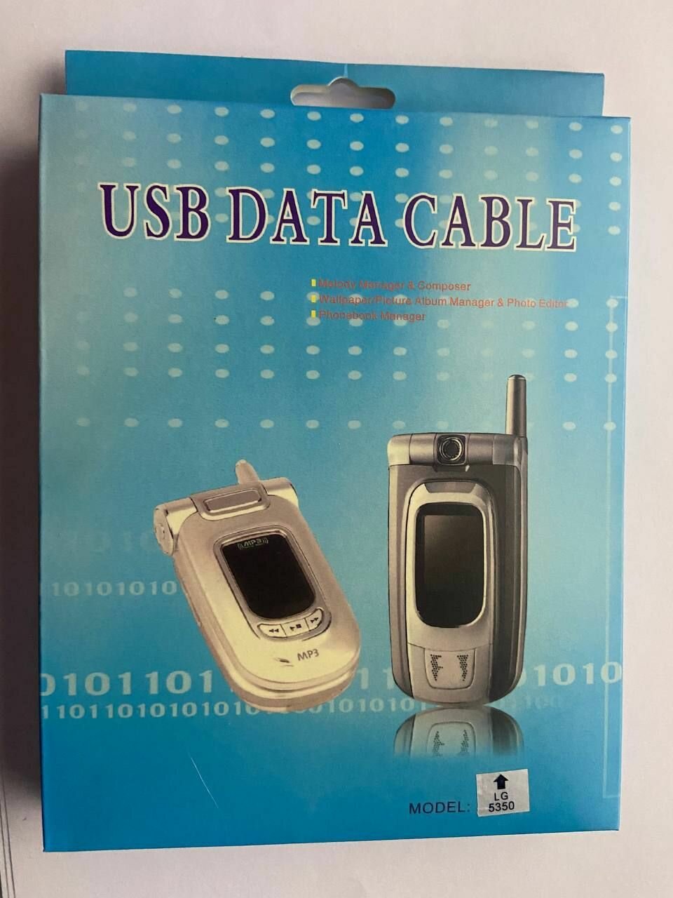 Дата кабель USB data cable LG 5350 + CD — фото 1