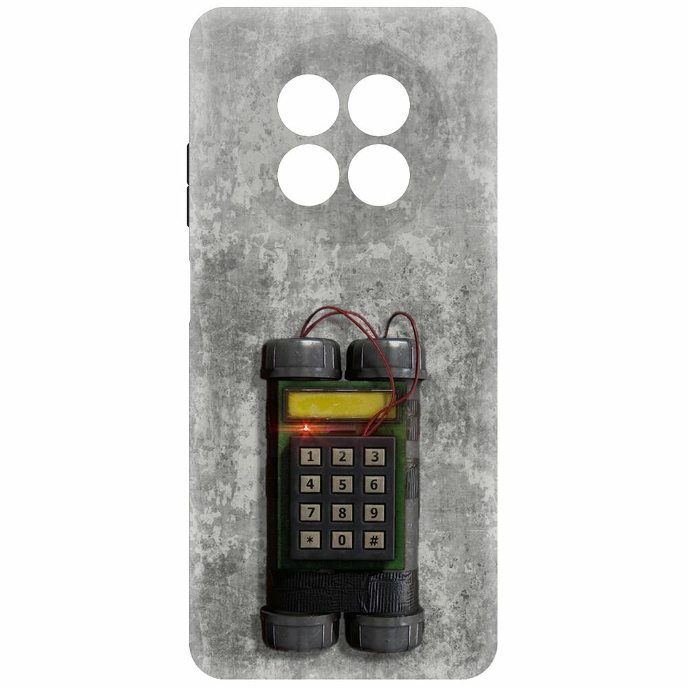 Чехол-накладка Krutoff Soft Case Cтандофф 2 (Standoff 2) - C4 для Realme 13 5G черный