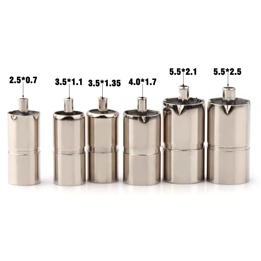 5 шт. Медные разъемы постоянного тока 2.5x0.7mm