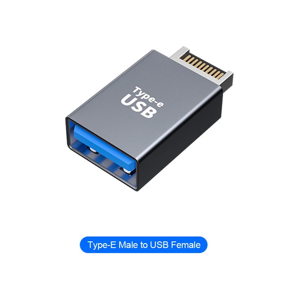 Адаптер Type-E Male to USB Female