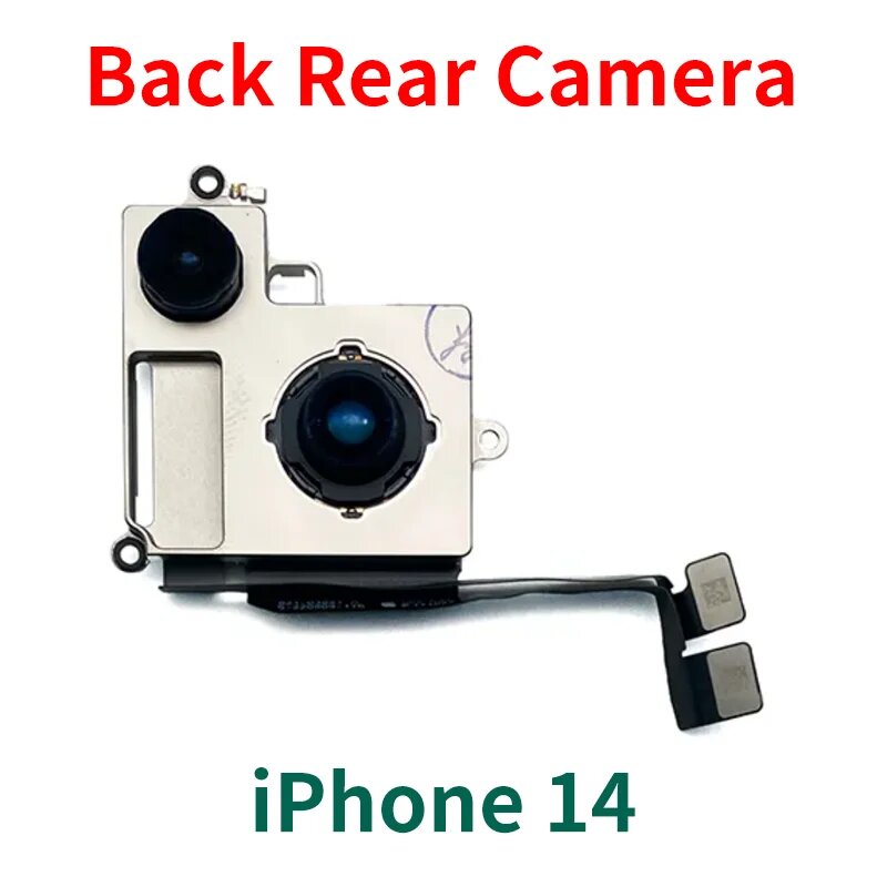Оригинальный модуль камеры для iPhone 13 14 13Pro 13Pro Max Mini 14plus, гибкий кабель задней камеры + передние запасные части
