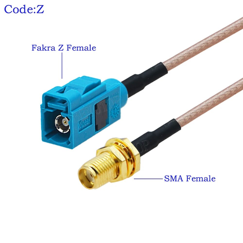 BEVOTOP Fakra-SMA RG316 кабель 10см