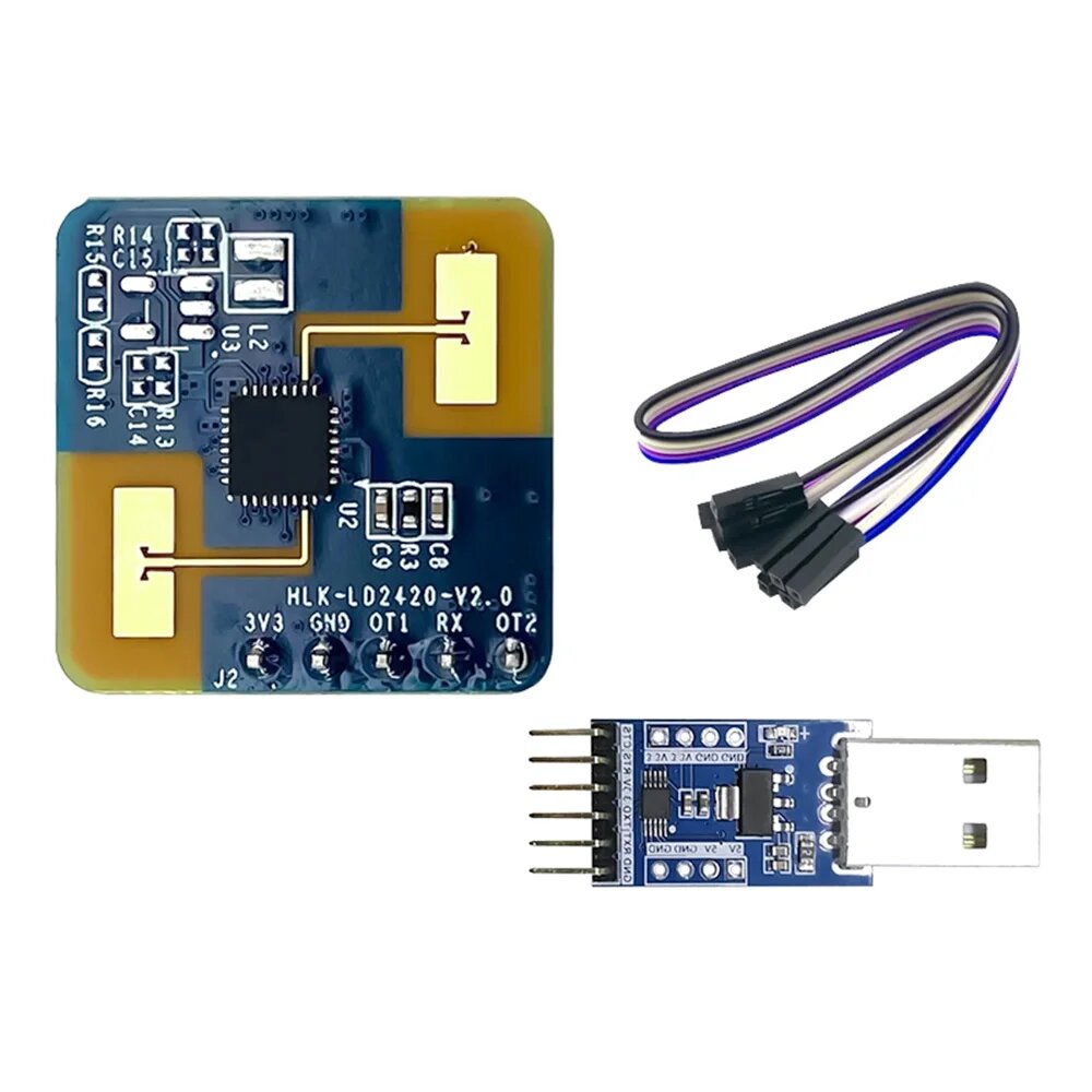 Радарный датчик расстояния HLK-LD2420, Kits