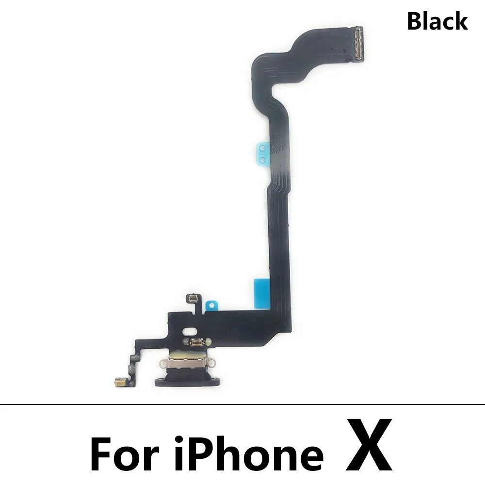 Протестировано для iPhone 7, 8 Plus X XR XS Max, зарядное устройство, USB-порт, док-станция, X Black