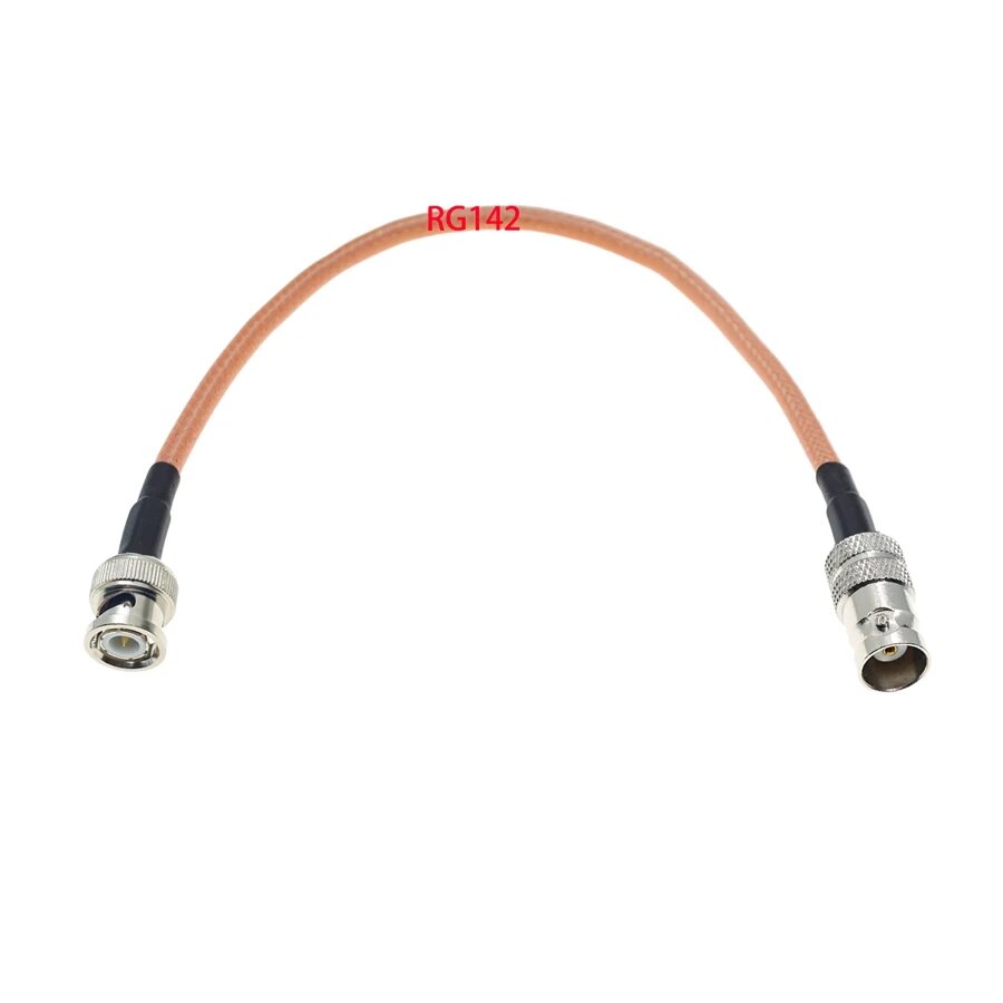 BNC-BNC кабель удлинитель RG142, 30см