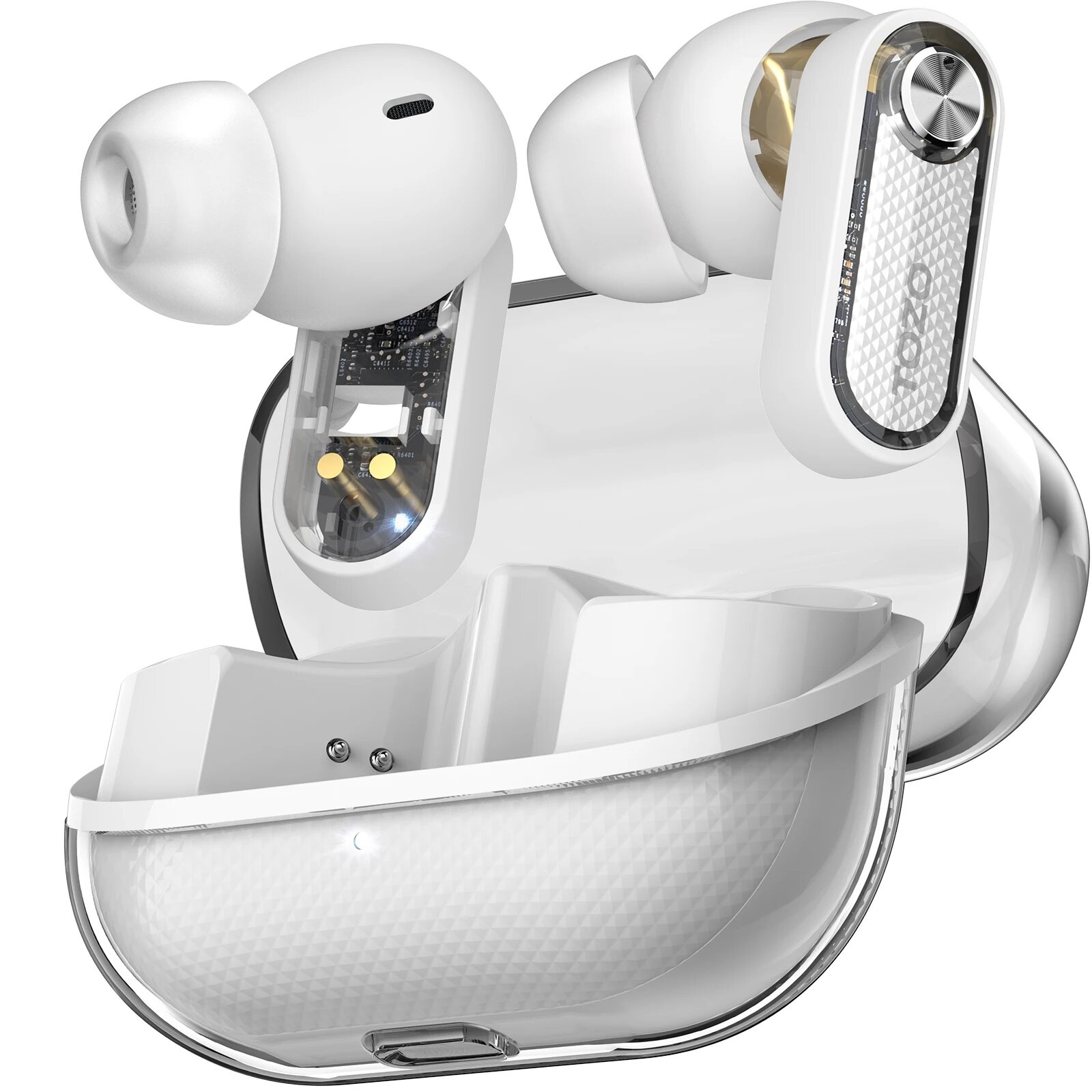 TOZO Pearl White Bluetooth наушники-вкладыши