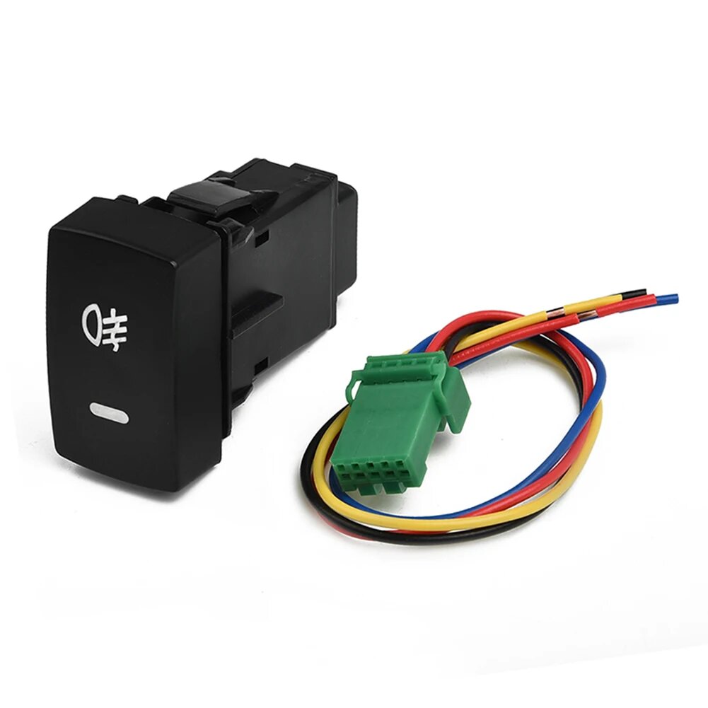 5-контактный автомобильный противотуманный светильник, кнопка переключателя противотуманных фар, соединительный провод, переключатели противотуманных фар с кабелем для Honda Accord CRV Civic