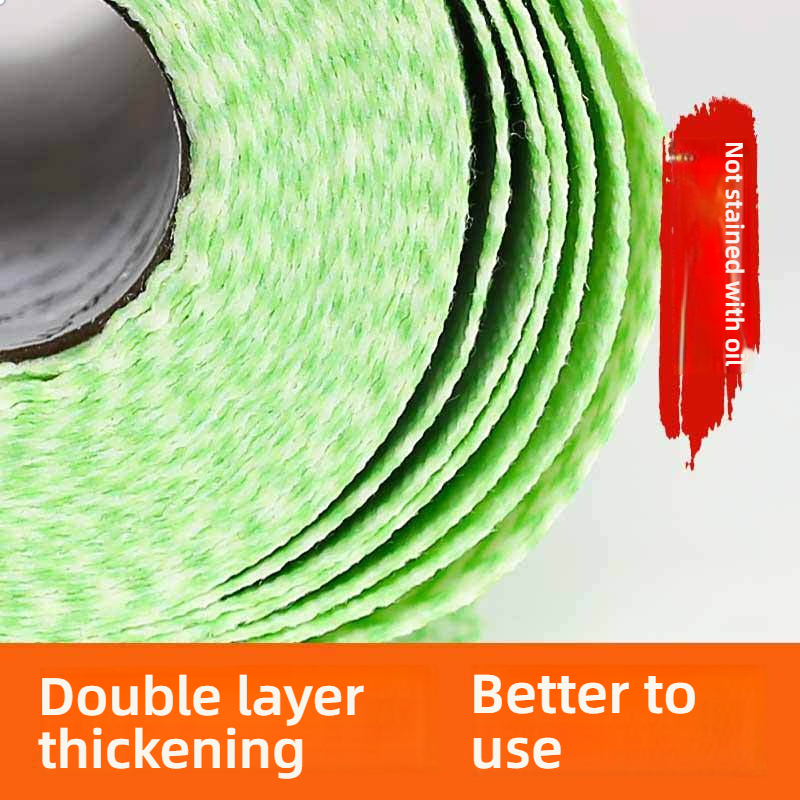 140 г бытовая утолщенная большая антипригарная масляная ленивая нетканая одноразовая ткань для мытья посуды