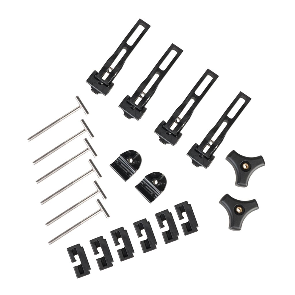 Запасные части для крепления крышки багажника грузовика для жесткой трехстворчатой крышки Багажника Включают Т-образный болт, Задний зажим, Передний зажим