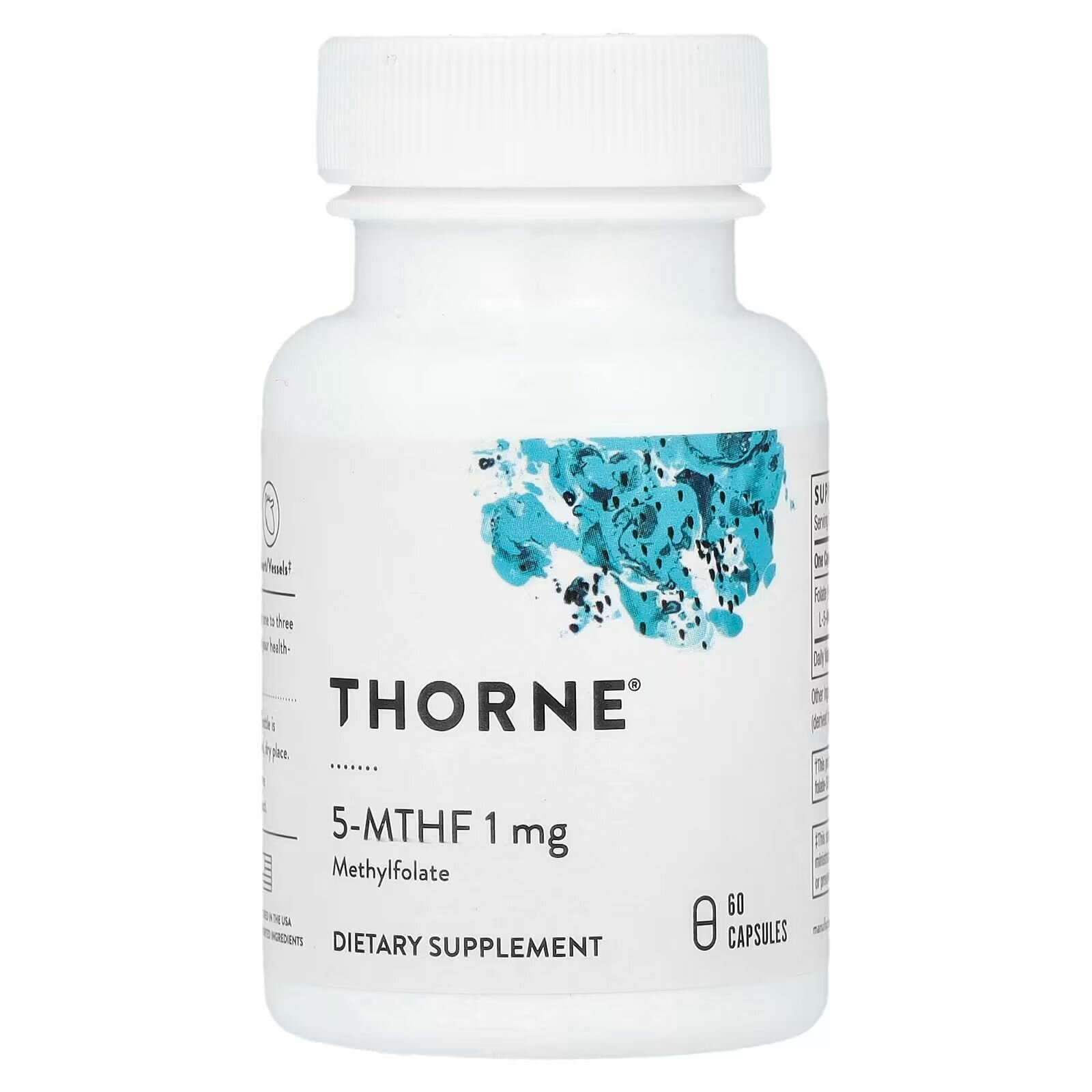 Thorne, 5-MTHF, 1 мг, 60 капсул