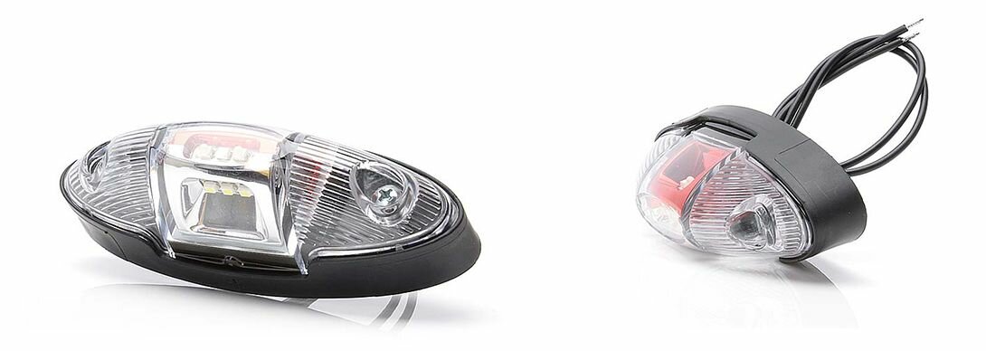 WAS Фонарь габаритный передний/задний с боковым габаритом светодиод 12V/24V