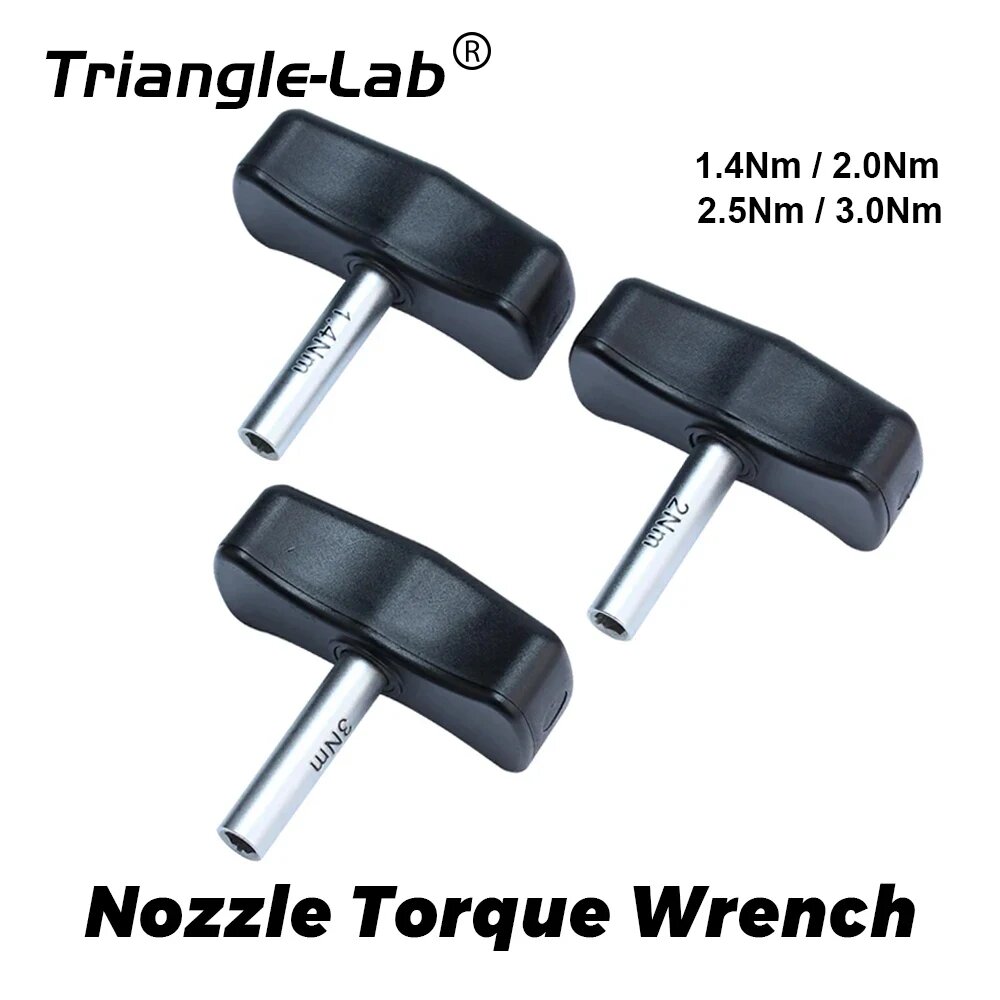 Динамометрический ключ Trianglelab Preset Torque Wrench 1.4/2.5/3N – безопасный и быстрый 3.0Nm