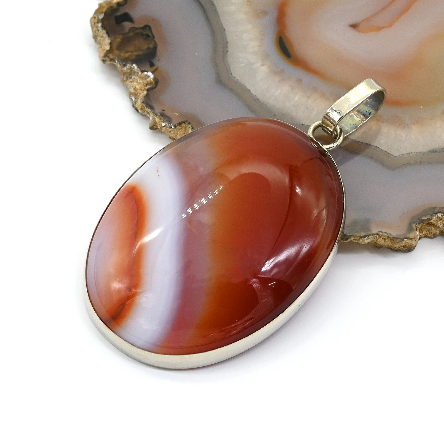 Подвеска, сердолик