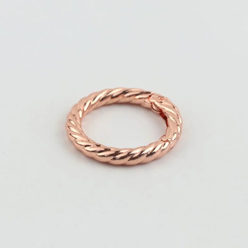 CLOXY Карабин-кольцо металлический Розовый, inner diameter 20mm, Rose gold