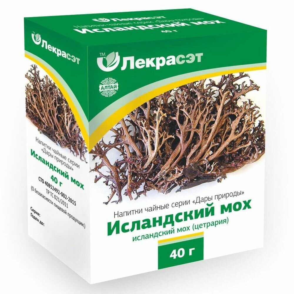Исландский мох 40г Лекра-Сэт