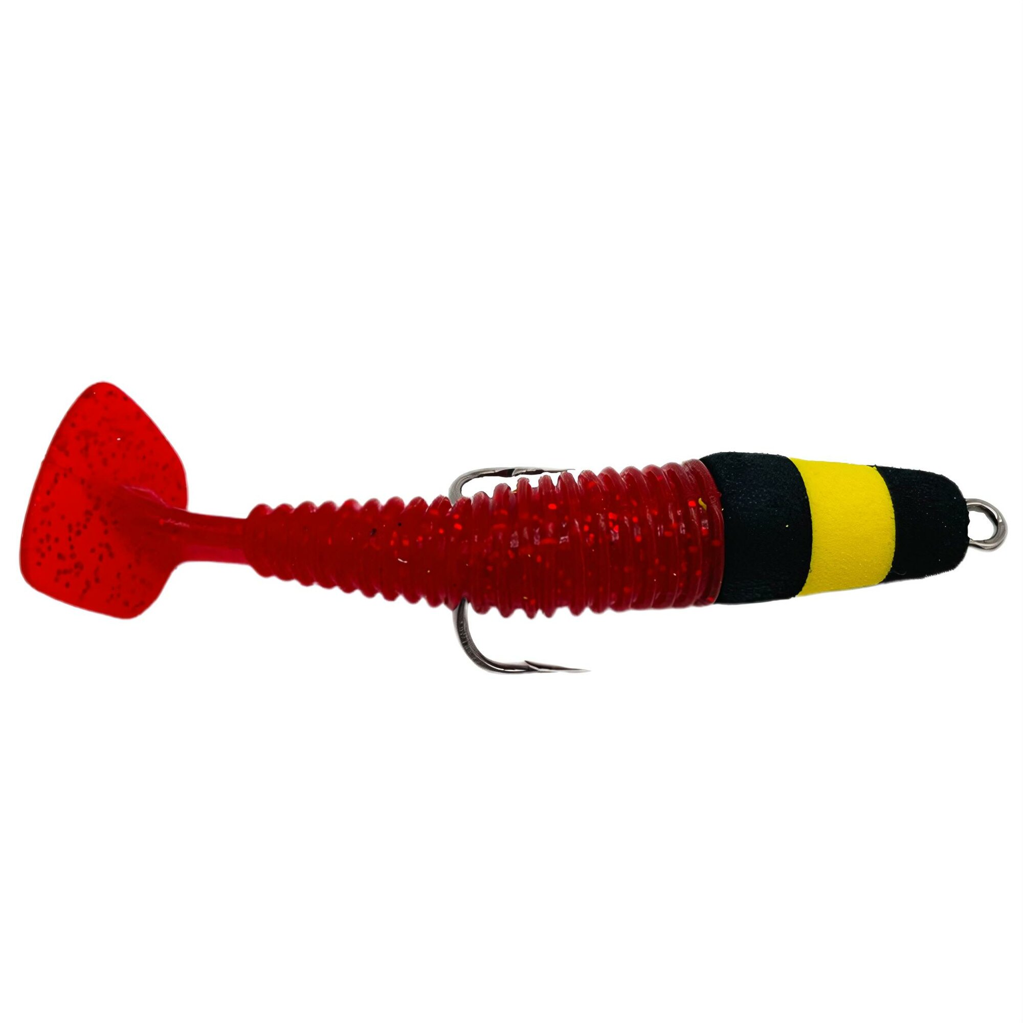 Мандула с виброхвостом "Jig Killer-12/4" (7.2см) ручная работа 1 шт.