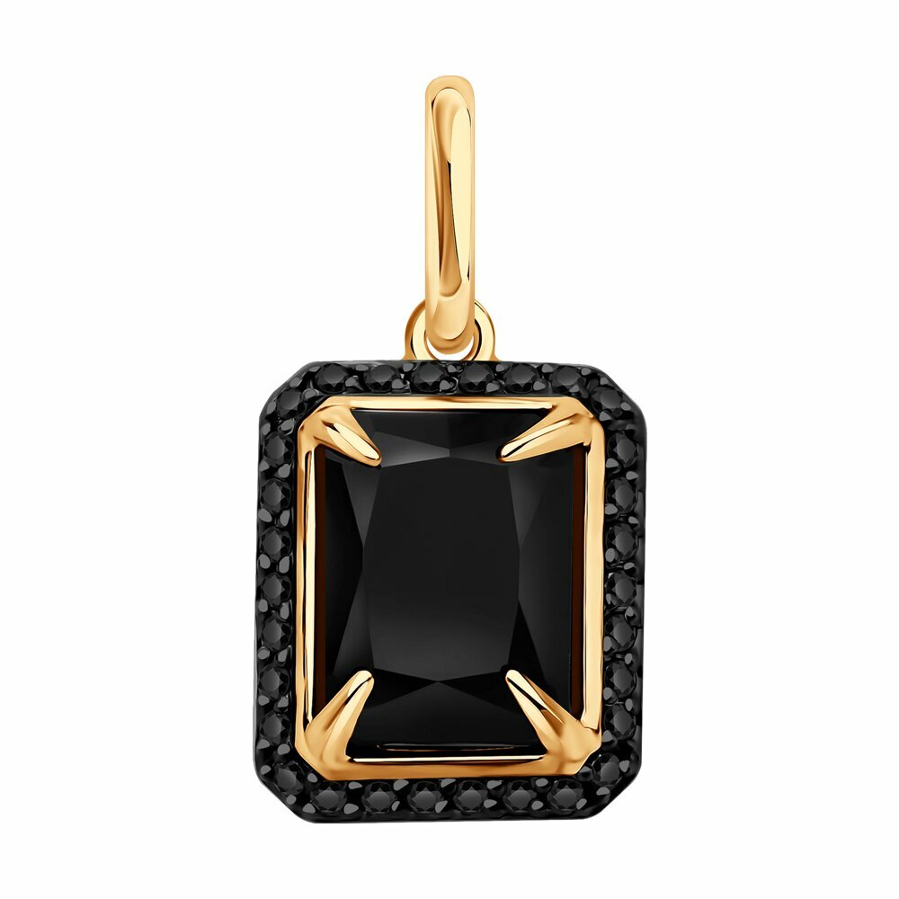 Подвеска, красное золото, 585 проба