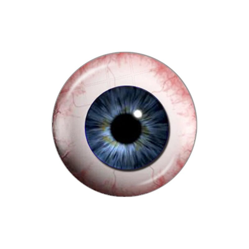 Стеклянные глазки кабошоны 10 шт. 20 мм, 9