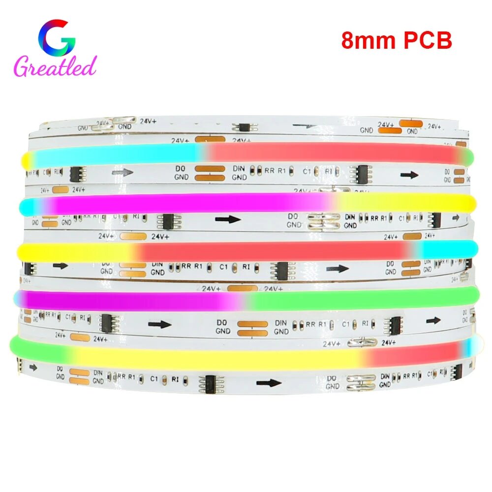 Светодиодная лента RGB 720 LED/м 24В, 5M