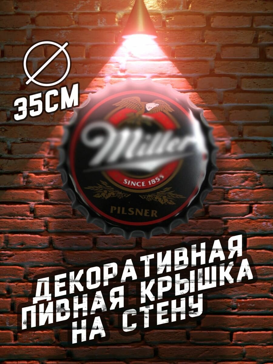 Декорация ровер стиль "Miller", металл, 35х35 см, черный матовый