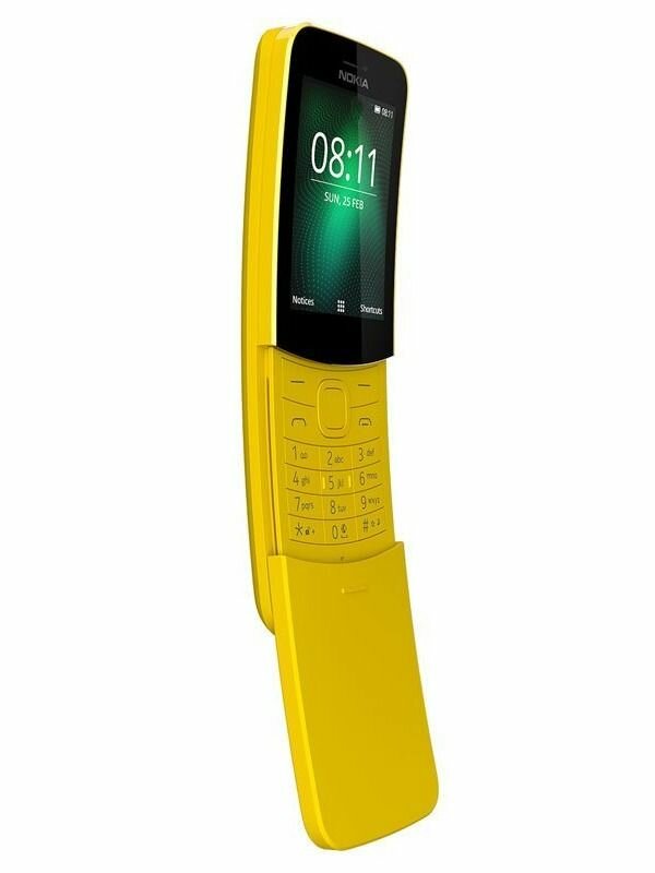 Nokia 8110 4G мобильный телефон с двумя SIM-картами с раздвижной крышкой, мобильный телефон для пожилых людей