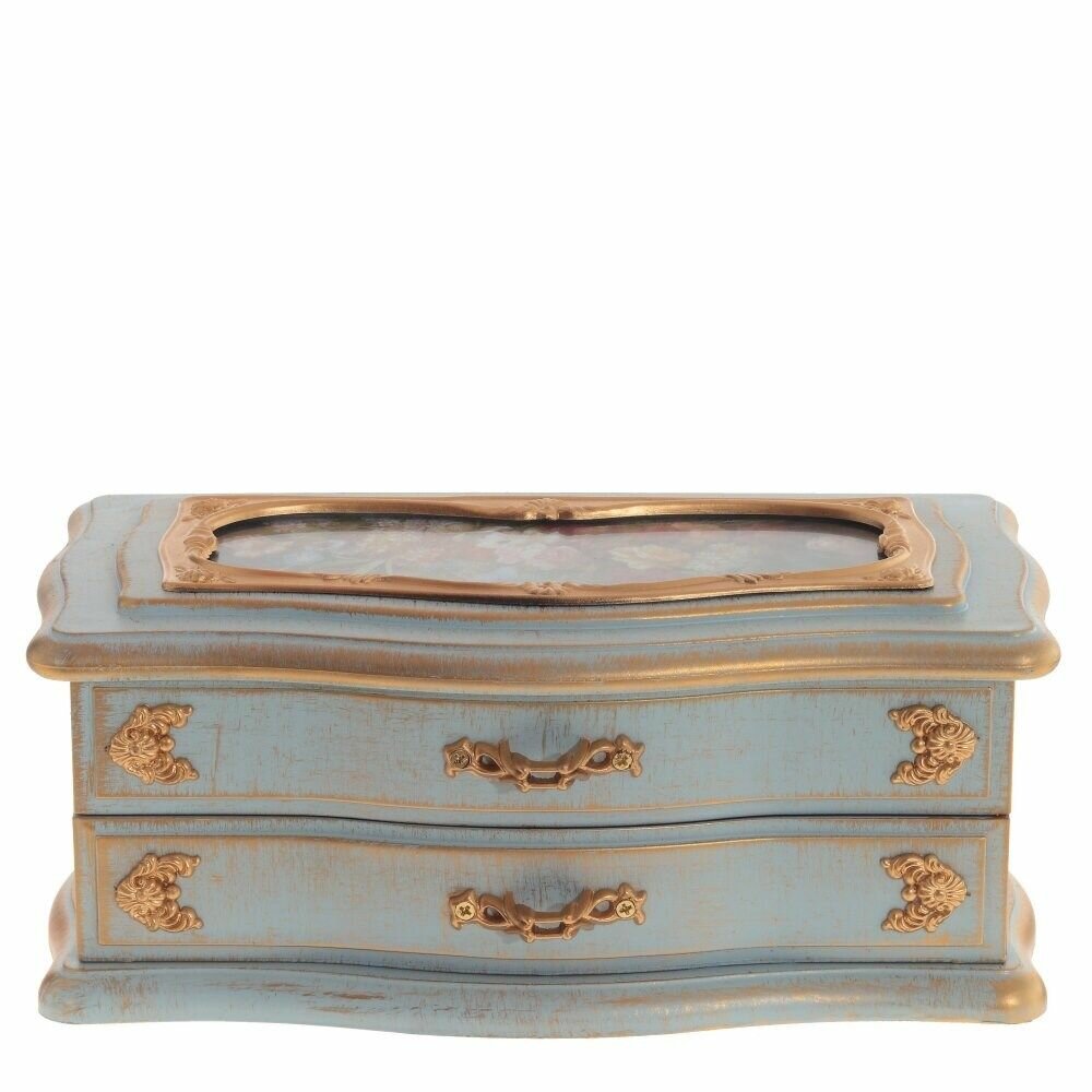 Шкатулка для украшений музыкальная, 22х12х9 см