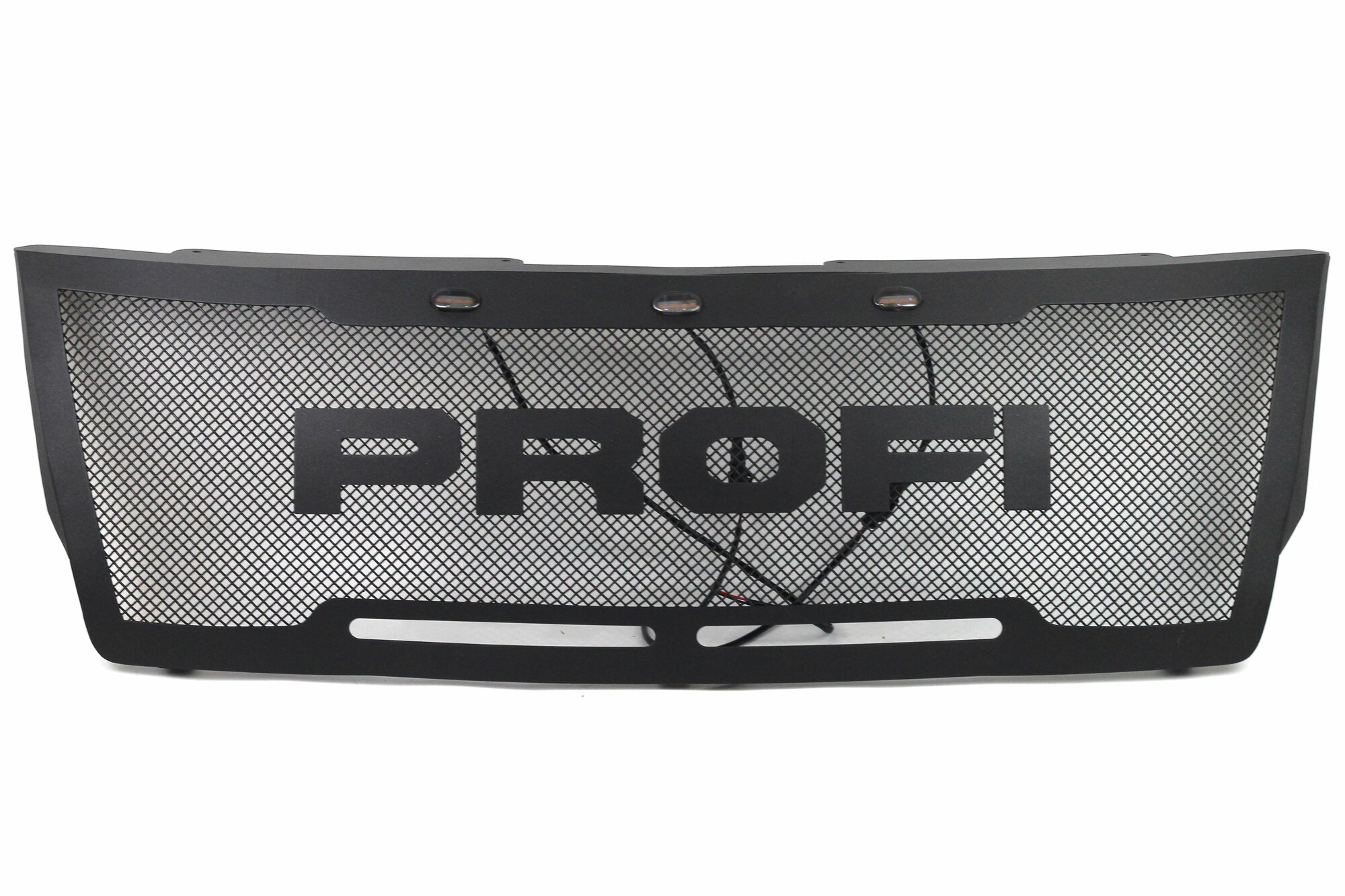 Облицовка радиатора УАЗ профи (Черный Брут) усиленная