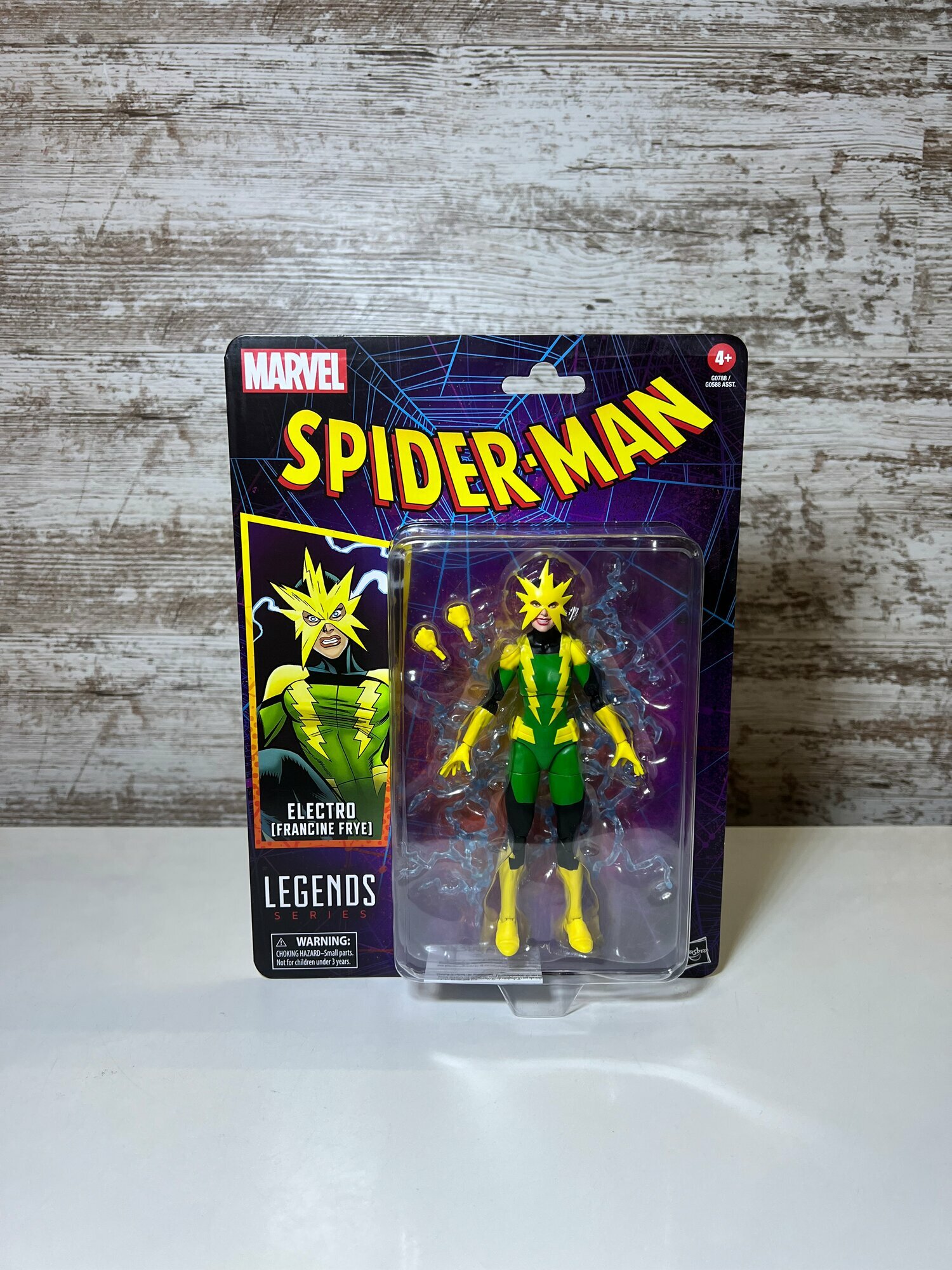 Фигурка Марвел Электро, Marvel Electro, Francine Frye, 17 см, от Hasbro