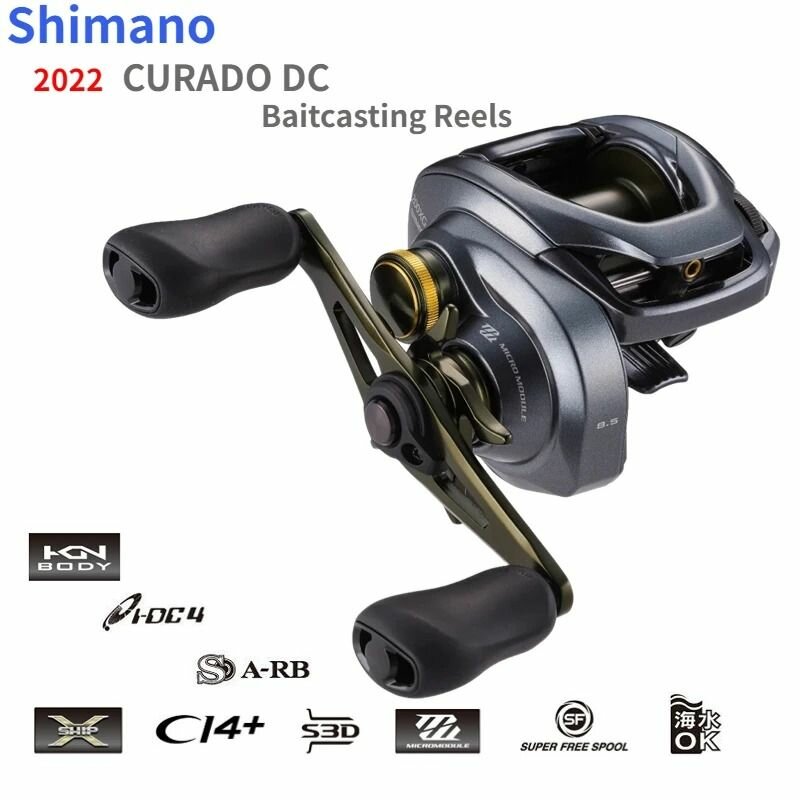 2022 SHIMANO CURADO DC 200XG 8.5:1 right Катушка для рыболовных снастей