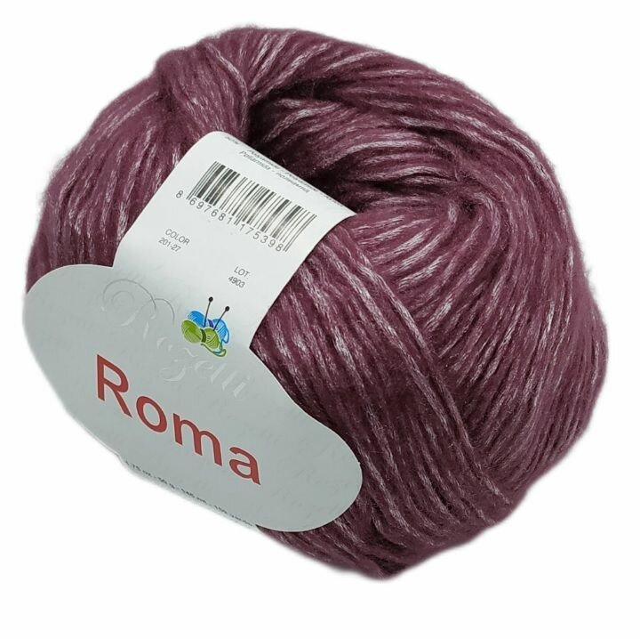 Пряжа Rozetti Roma 201-27 виноград (50г/145м, упаковка 10 мотков)