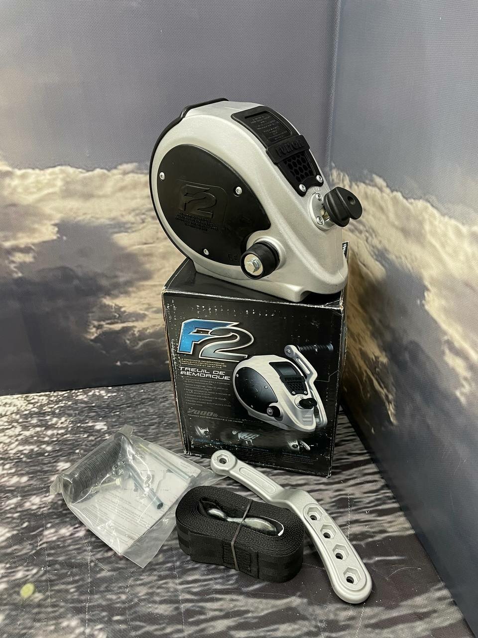 Прицепная лебедка Fulton F2, 3200 фунтов(1450 кг). с ремнём